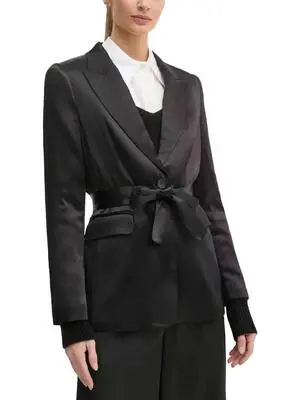 OUI Belt-tie Blazer - Black