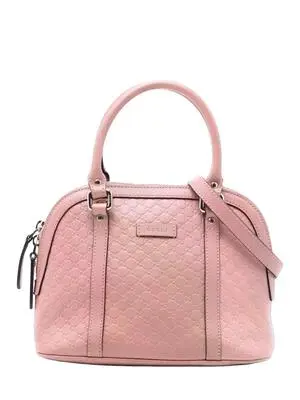 Gucci 2016-2026 Mini Micro Guccissima Dome Satchel - Pink