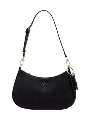 Guess Logo-detail Shoulder Bag - Black