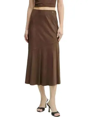 Guess A-line Midi Skirt - Brown