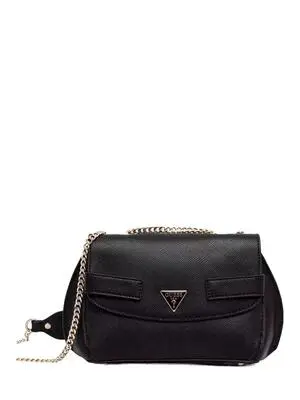 Guess Serenova Chain Strap Crossbody Bag - Black