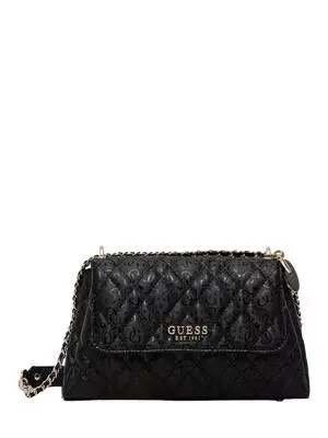 Guess Isemay Quilted Crossbody Bag - Black
