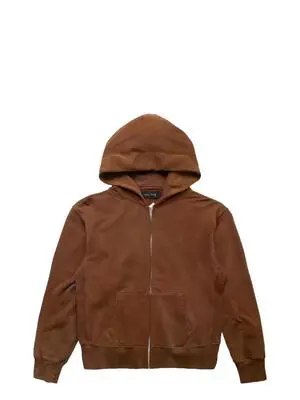 LES TIEN Zip Hoodie - Brown