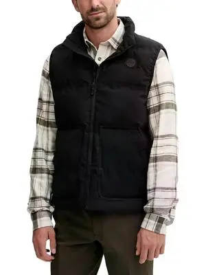 LINDBERGH Logo Padded Gilet - Black