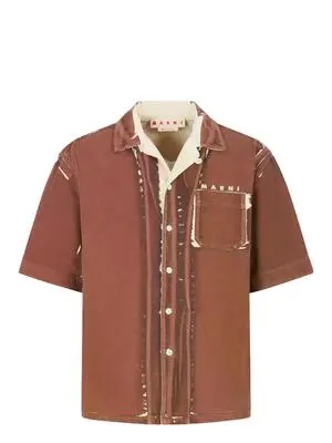 Marni Logo Shirt - Brown