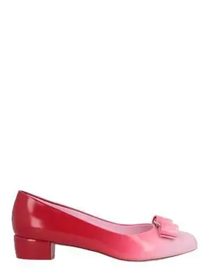 FERRAGAMO Leather Ballet Flats - Pink
