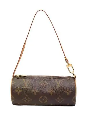 LOUIS VUITTON 1990-2010 Monogram Papillon Pochette Handbag - Brown