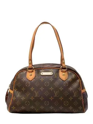 LOUIS VUITTON 2010 Monogram Montorgueil Pm Handbag - Brown