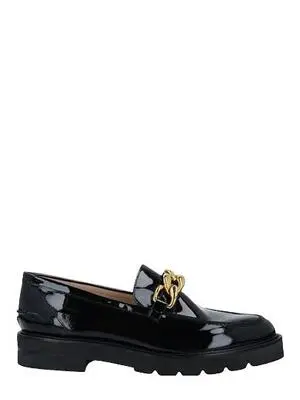 STUART WEITZMAN Loafers In Soft Leather - Black