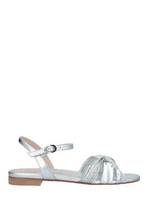 STUART WEITZMAN Sandals In Soft Leather - Silver