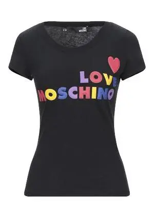 Moschino T-shirt In Cotton And Elastane - Black
