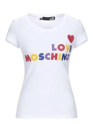 Moschino T-shirt In Cotton And Elastane - White