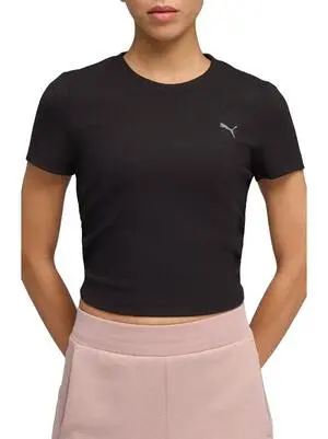 PUMA Cloudspun Rib T-shirt - Puma Black