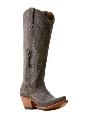 Ariat Casanova Star X Toe Western Boot - Ash Brown