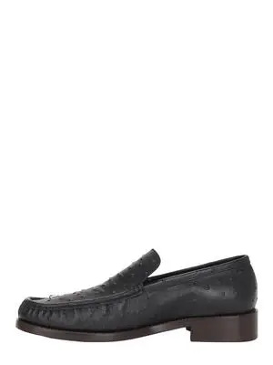 Acne Studios Boafer Light Ostrich Loafer - Black