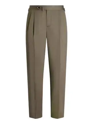Dolce & Gabbana Pleated Buckle Trousers - Neutrals