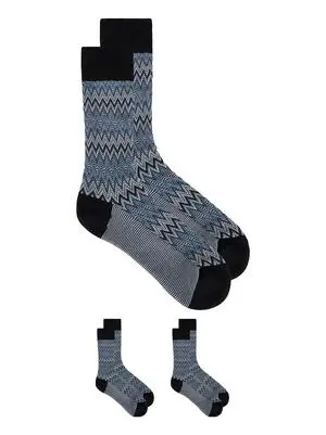 Missoni Patterned Socks - Multi
