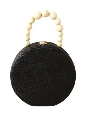 LIKHA Round Top Handle Bag - Black