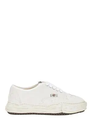 Mihara Yasuhiro Bakeroriginal Sole Western Detail Low Top Sneaker - White