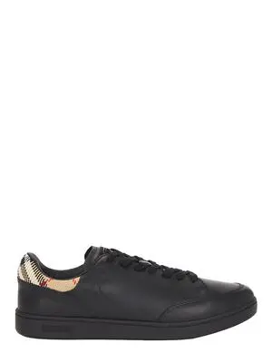 Burberry Set Sneakers - Black & Sand Ip Check