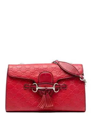 Gucci Medium Sima Emily Shoulder Bag - Red