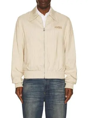Amiri Striped Blouson - Alabaster