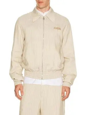 Amiri Striped Blouson Jacket - Alabaster