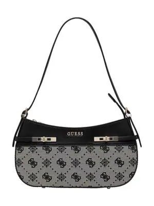 Guess Monogram Zip Tote - Neutrals
