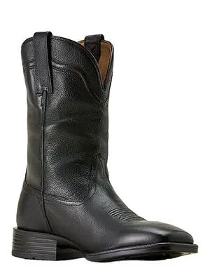 Ariat Alden Wide Square Toe Western Boot - Black