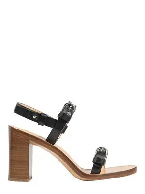 Gabriela Hearst Miraya Buckled Slingback Sandals - Black