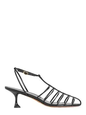 Proenza Schouler Caged Leather Sandals - Black