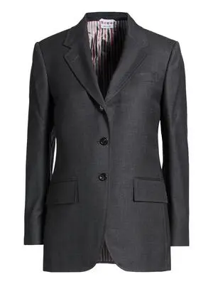 Thom Browne Wool-twill Blazer - Dark Gray