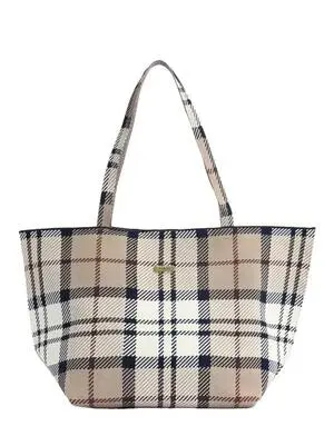 Barbour Layla Tartan Tote - Rosewood Tartan