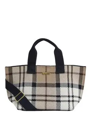 Barbour Layla Tartan Mini Tote Bag - Rosewood Tartan