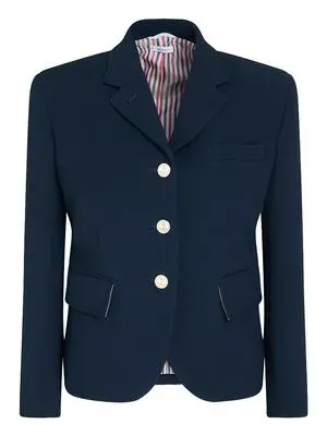 Thom Browne Wool Blazer - Navy
