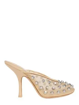 Alexander Wang Rhodes Studded Mesh Mules - Beige