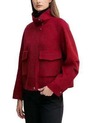MARC AUREL Patch-pocket Jacket - Red