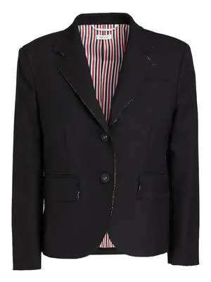 Thom Browne Wool Blazer - Black