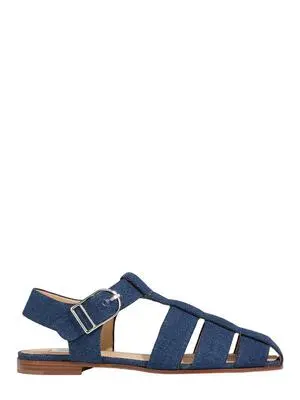 Gabriela Hearst Lynn Denim Sandals - Navy