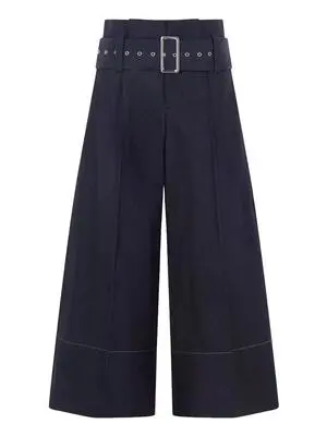 10 CORSO COMO Belted Trousers - Blue