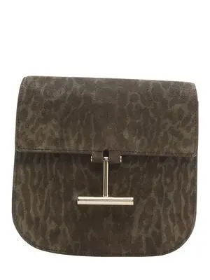 TOM FORD Mini Tara Animal Print Crossbody Bag - Brown/khaki