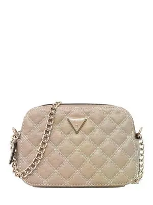 Guess Giully Quilted Cross Body Bag - Neutrals