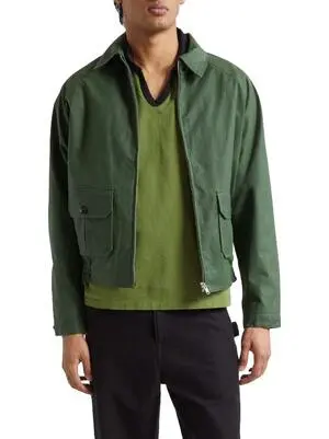 BODE Waxed Cotton Coach's Jacket - Green