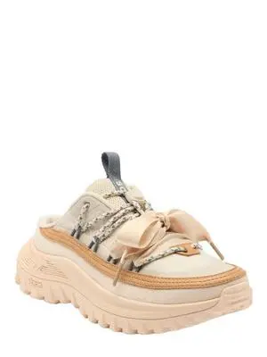 Sorel Callsign Lug Sole Mules - White Peach/chalk