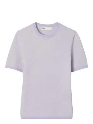 Tory Burch Cotton T-Shirt Spring Blue