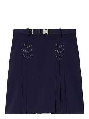 Tory Burch Pleated Golf Skirt - Deep Navy