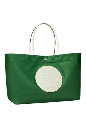 Tory Burch Ella Twist Reversible Tote - Basil