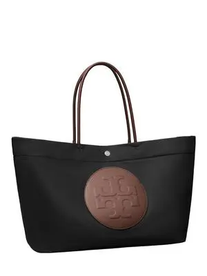 Tory Burch Ella Twist Reversible Tote - Black