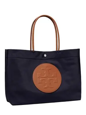 Tory Burch Ella Twist Reversible Tote Navy