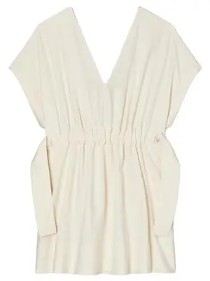 TORY BURCH Belted Linen Mini Dress